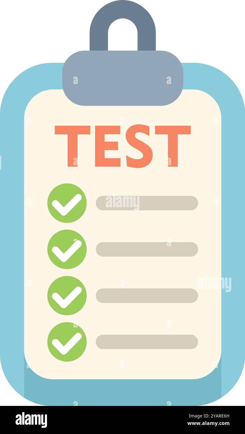 Clipboard showing test results with all answers checked as correct ...
