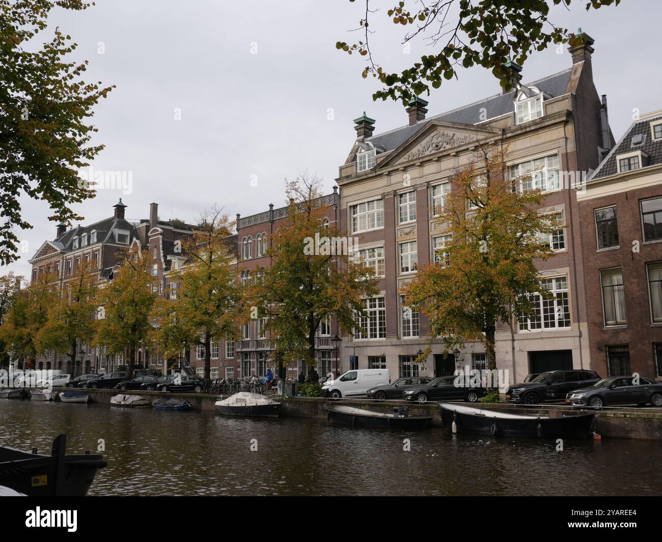 Amsterdam, North Holland, The Netherlands, October 2th, 2024: Canal ...