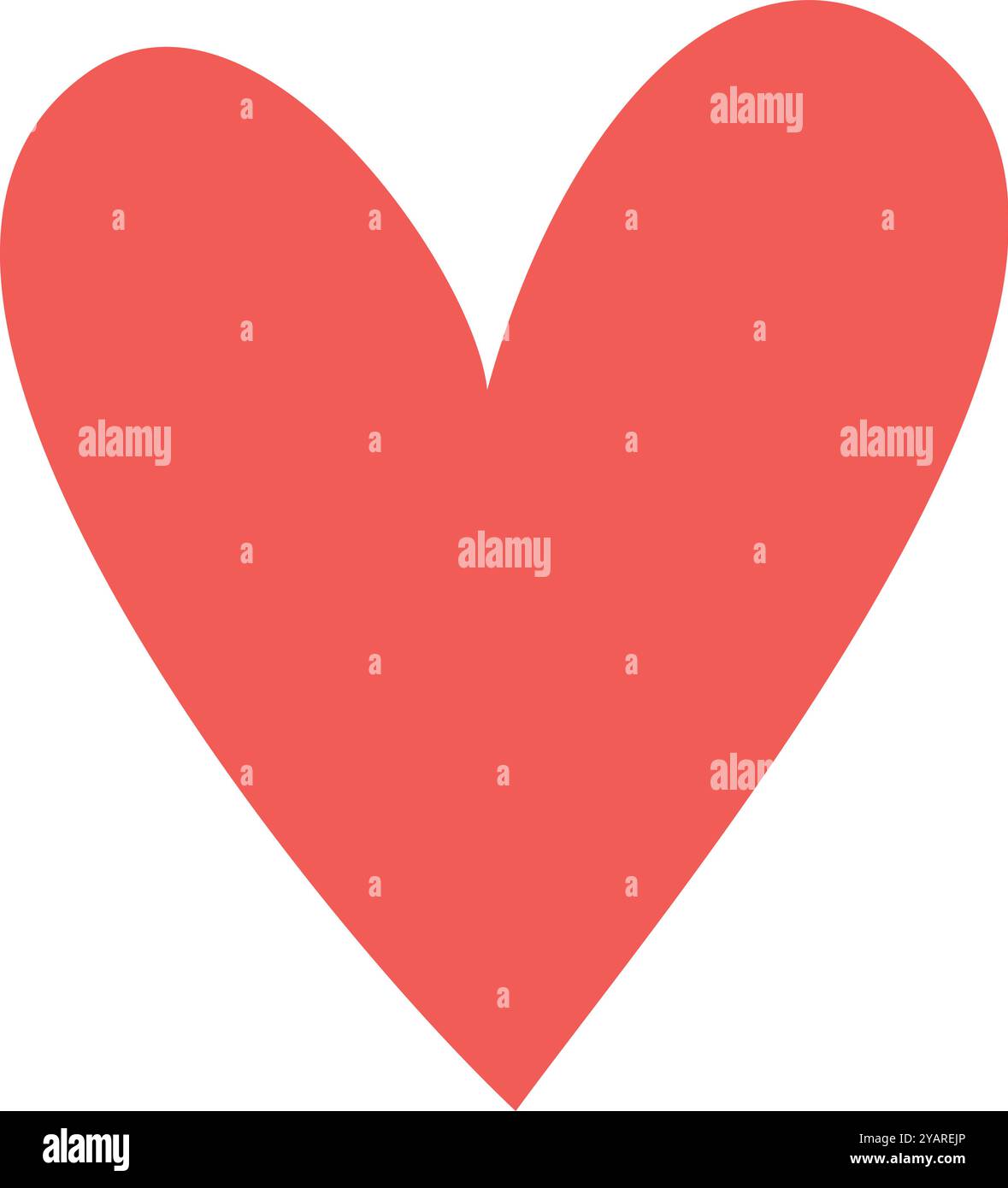 Simple yet eye catching graphic showing a big red heart, conveying ...