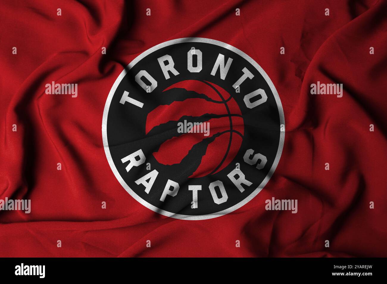 pringsewu, Lampung; October 16, 2024; Selective focus waving fabric ...