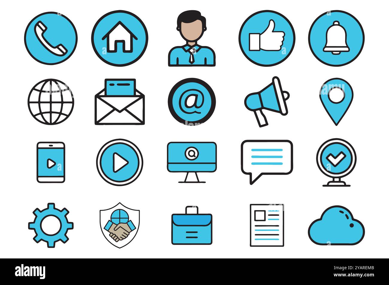 Info social media hi-res stock photography and images - Alamy