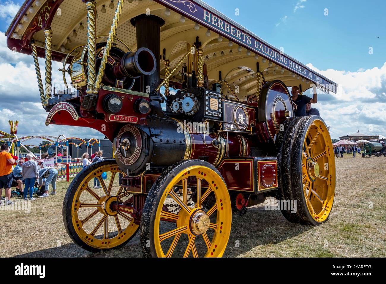 Steam Engine Rally and Country Fair Weeting Stock Photo - Alamy