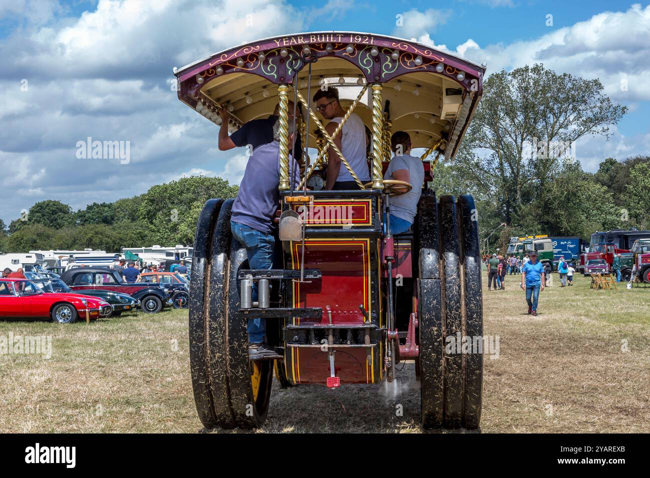 Steam powered harvesters hi-res stock photography and images - Alamy