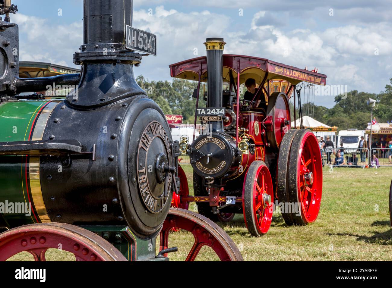 Steam Engine Rally and Country Fair Weeting Stock Photo - Alamy