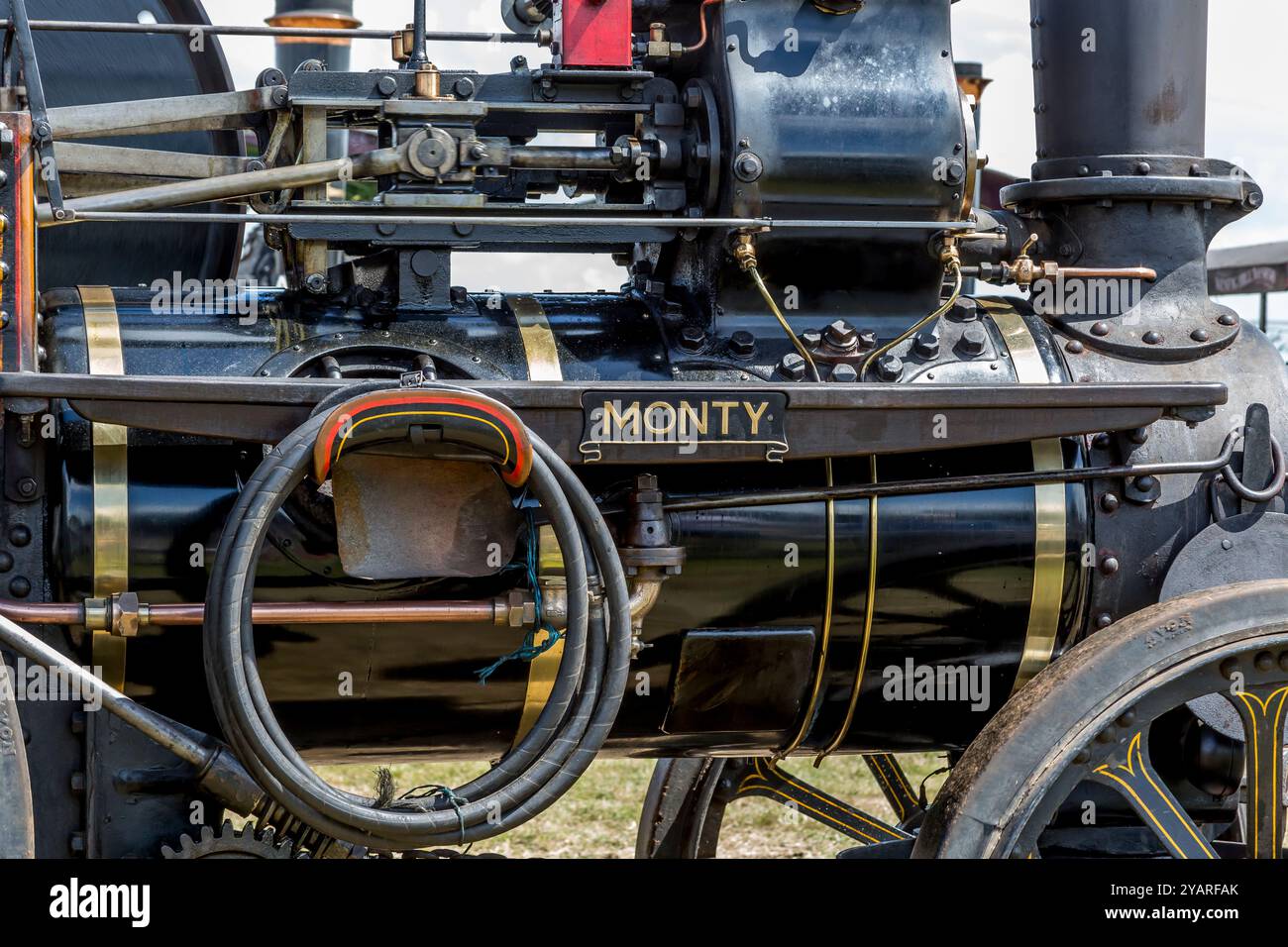 Steam powered harvesters hi-res stock photography and images - Alamy