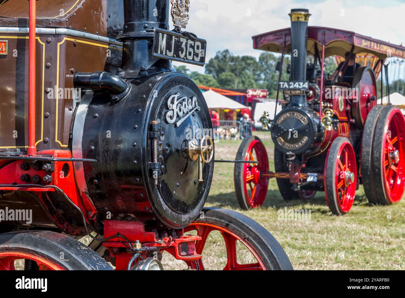 Steam Engine Rally and Country Fair Weeting Stock Photo - Alamy