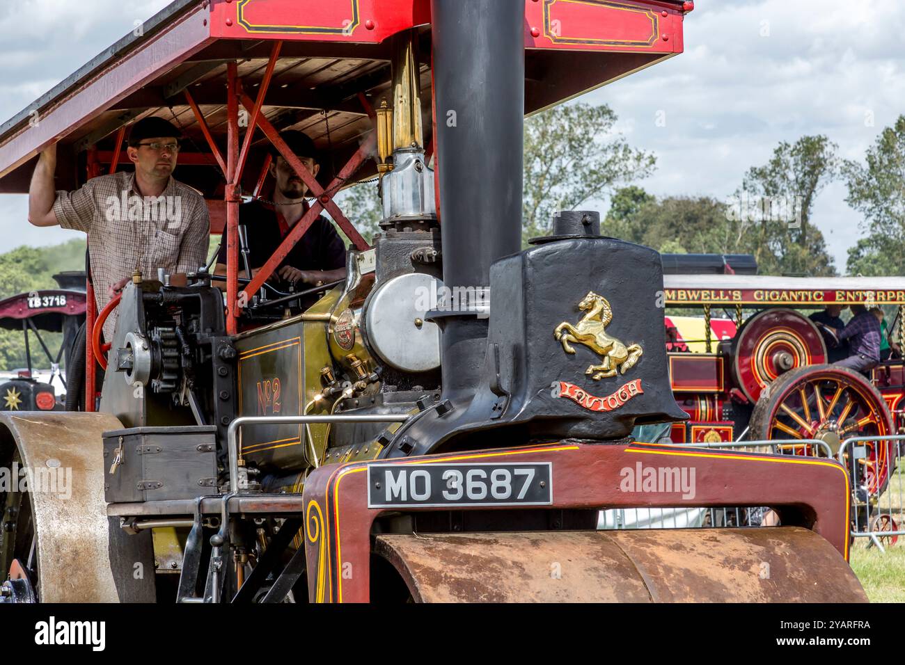Steam Engine Rally and Country Fair Weeting Stock Photo - Alamy