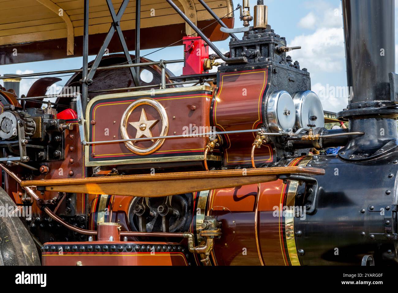 Steam Engine Rally and Country Fair Weeting Stock Photo - Alamy