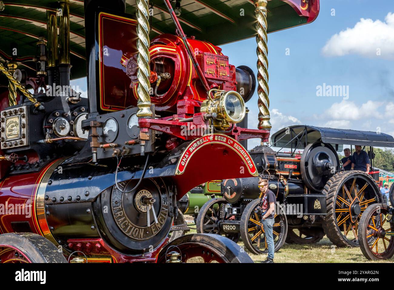 Steam Engine Rally and Country Fair Weeting Stock Photo - Alamy