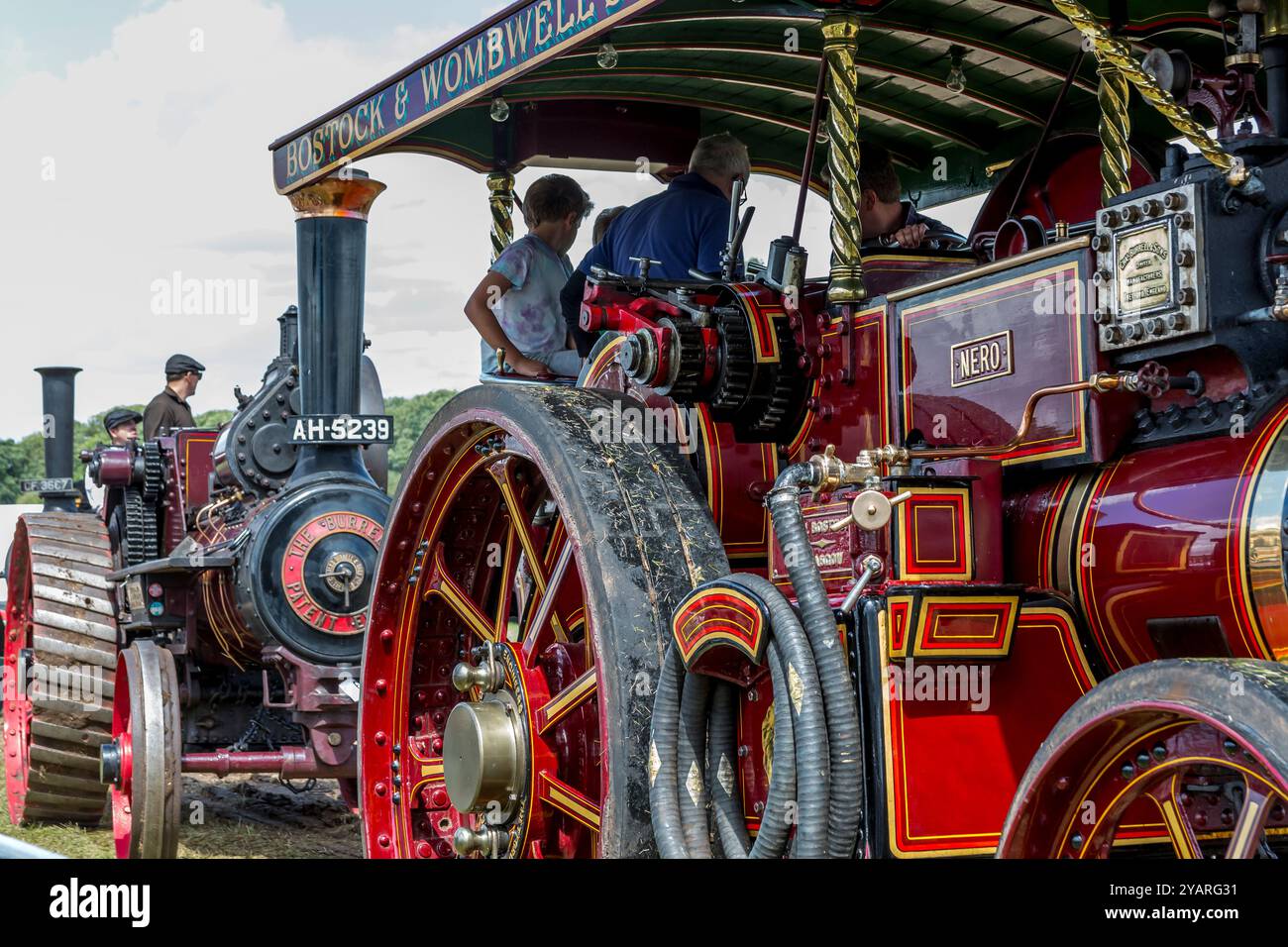 Steam Engine Rally and Country Fair Weeting Stock Photo - Alamy