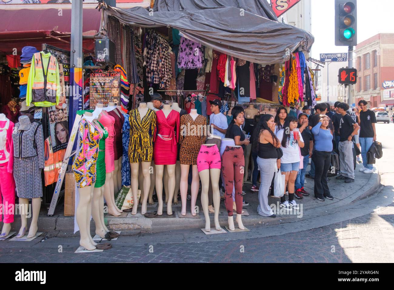 Garment district, Los Angeles, California, United States of America ...