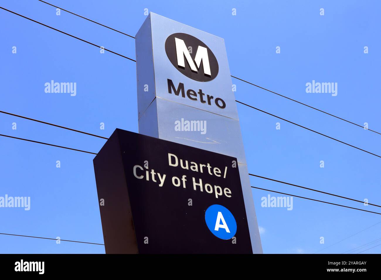 Duarte (LA County), California: Duarte/City of Hope Metro Station A ...