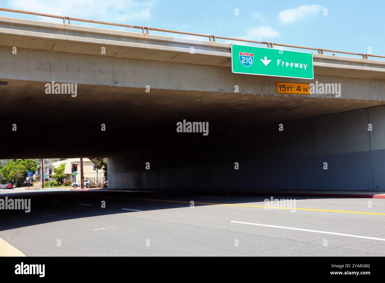 Los Angeles, California: Freeway Interstate 210 (The Foothill Freeway ...