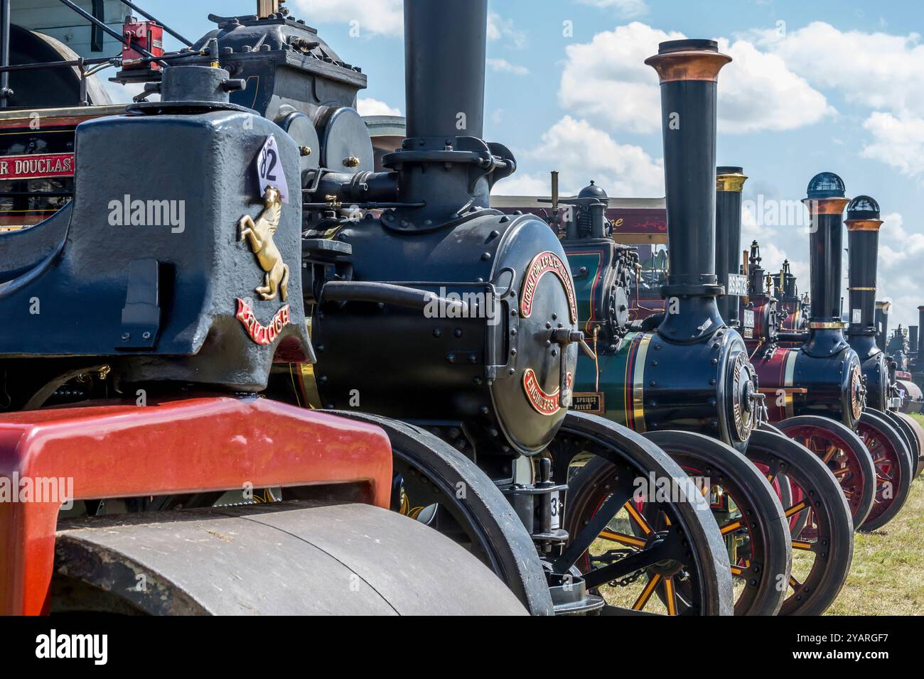 Steam Engine Rally and Country Fair Weeting Stock Photo - Alamy