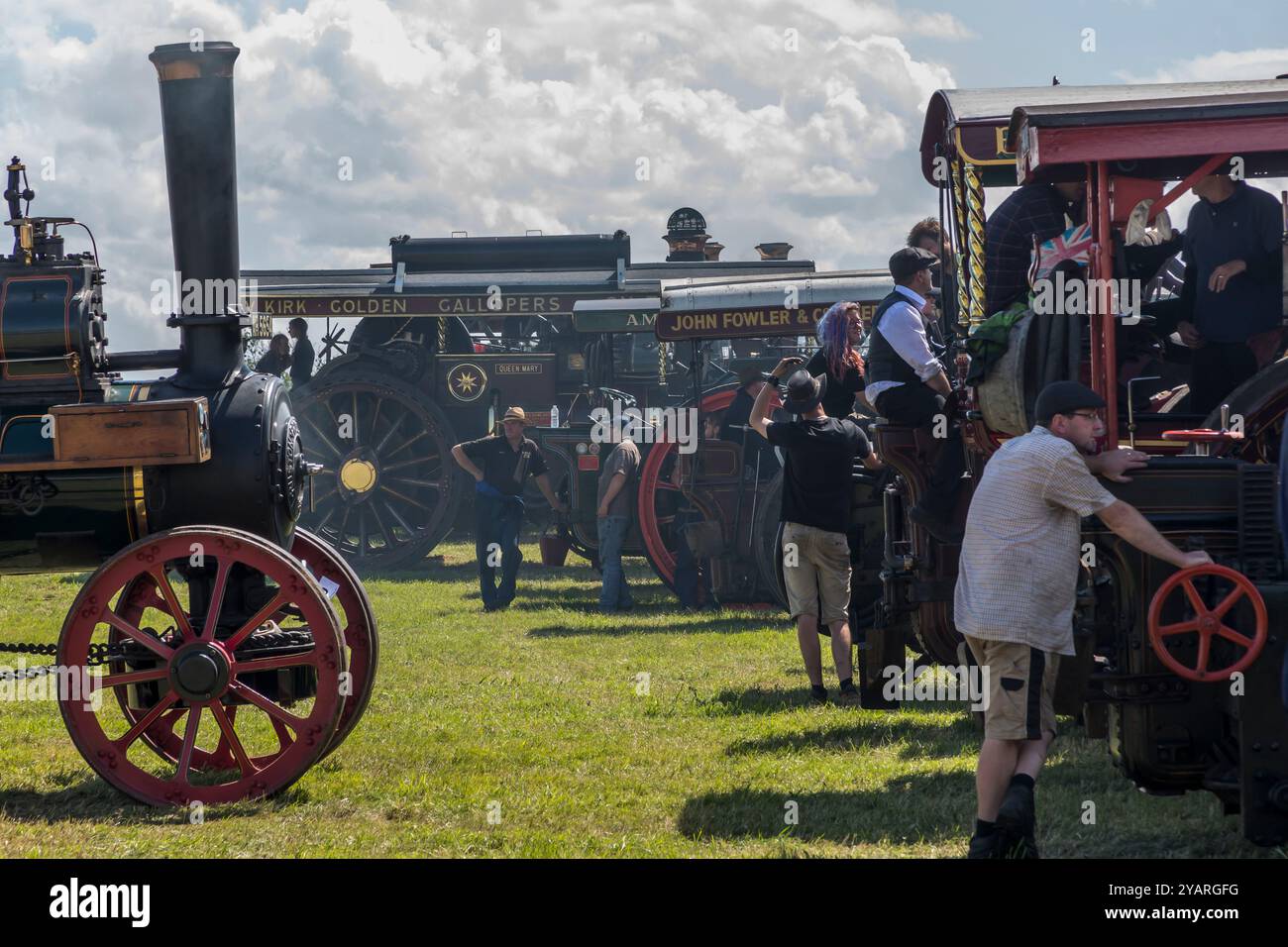 Steam Engine Rally and Country Fair Weeting Stock Photo - Alamy