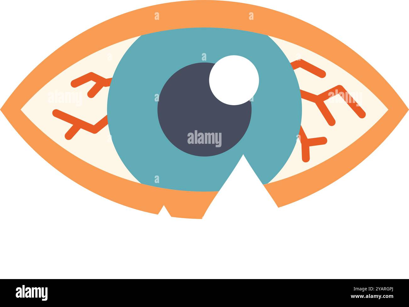 Illustration red eyes veins hi-res stock photography and images - Alamy