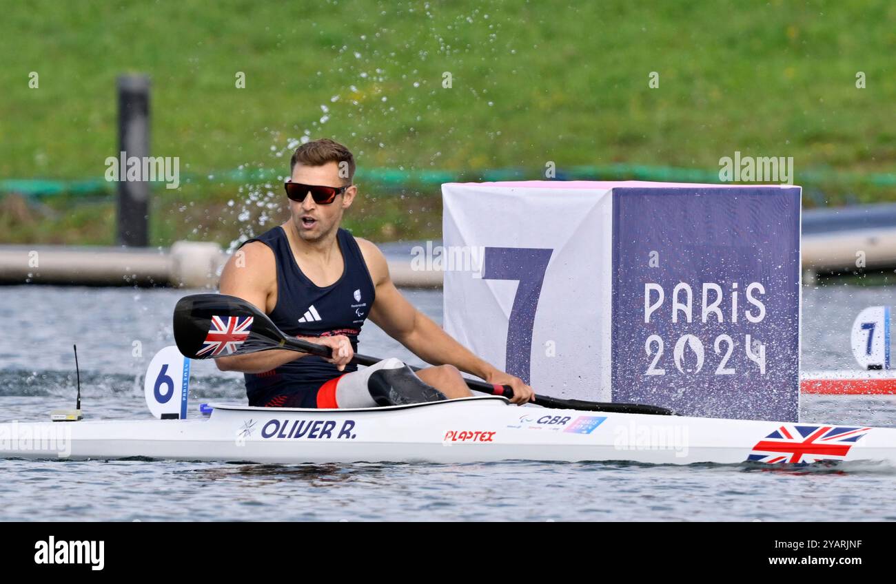 Paris. France. 06 September 2024. Paris 2024 Paralympic games. Paracanoe. Olympic Nautical ...