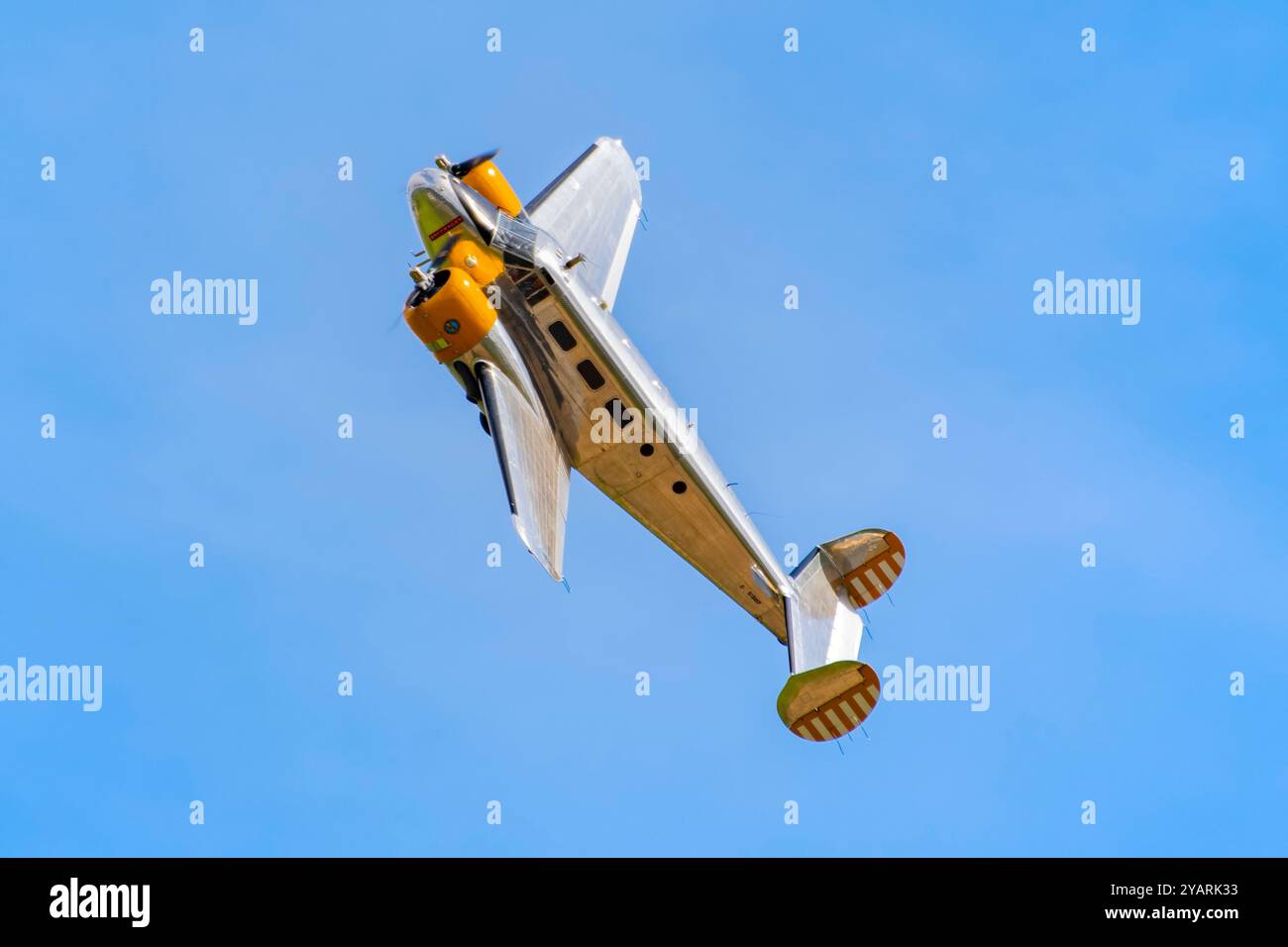 Beechcraft Model 18 at Air Legend Air Show 2024 in Melun, France Stock ...