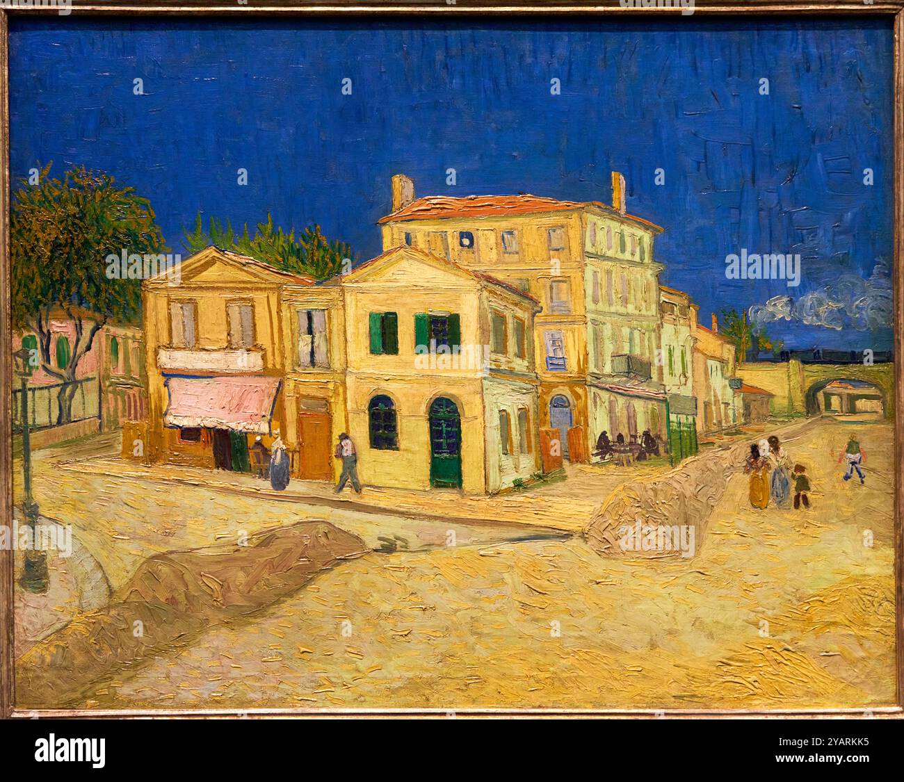 The Yellow House (The Street) 1888, Vincent Van Gogh (1853-1890), Poets & Lovers Exhibition ...