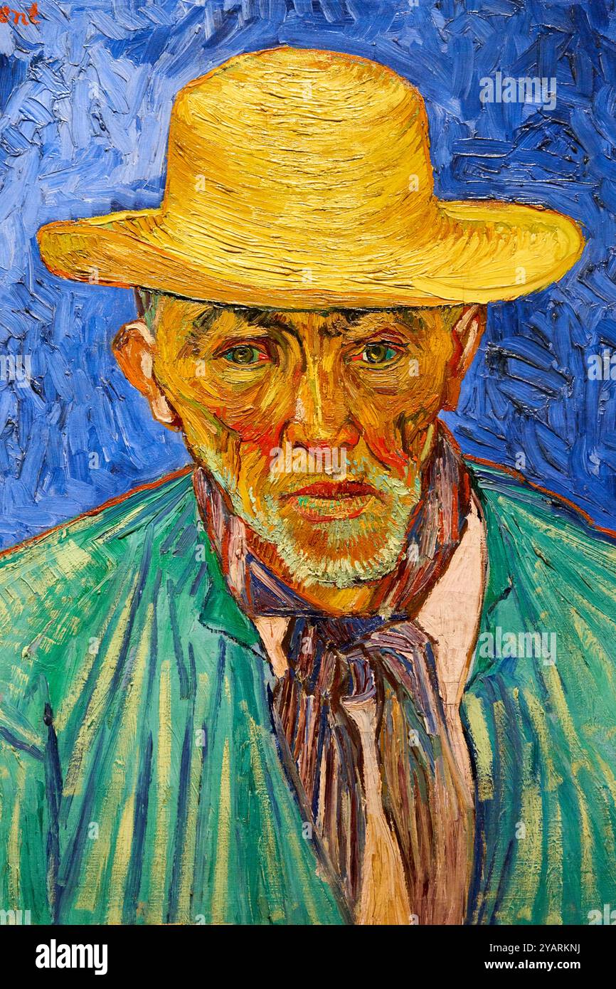 Detail, Portrait of a Peasant (Patience Escalier), 1888, Vincent Van ... Detail, Portrait of a Peasant (Patience Escalier), 1888, Vincent Van ...