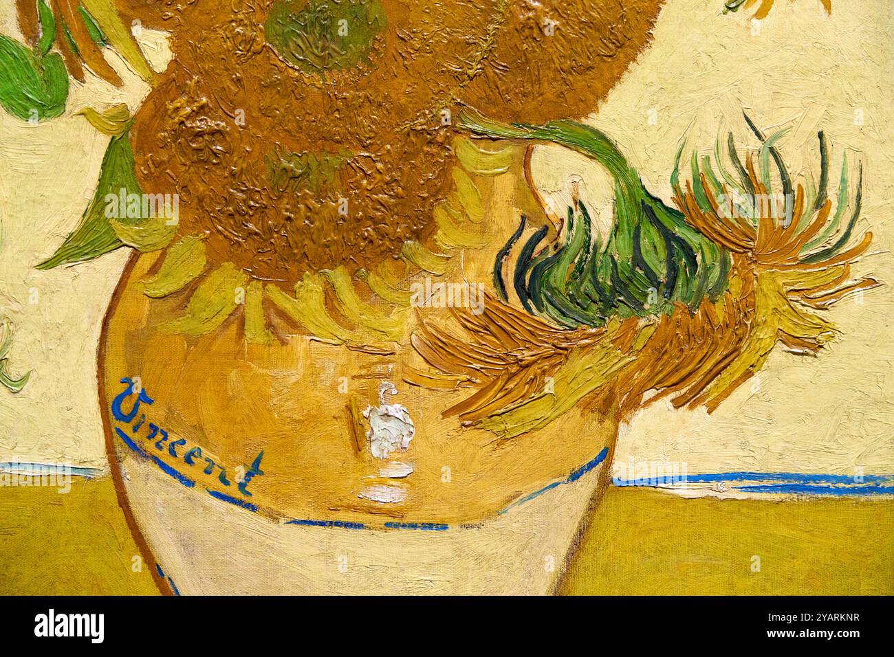 Detail, Sunflowers, 1888, Vincent Van Gogh (1853-1890), Poets & Lovers ...