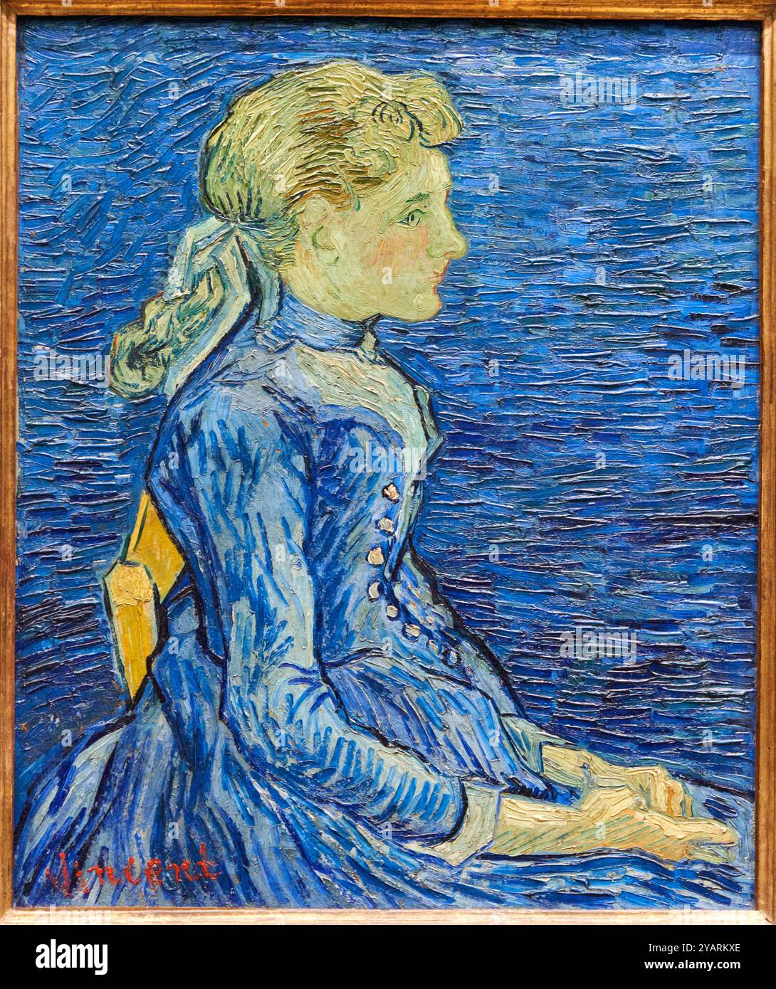 Portrait of Adeline Ravoux, the Innkeeper's Daughter, 1890, Vincent Van ...