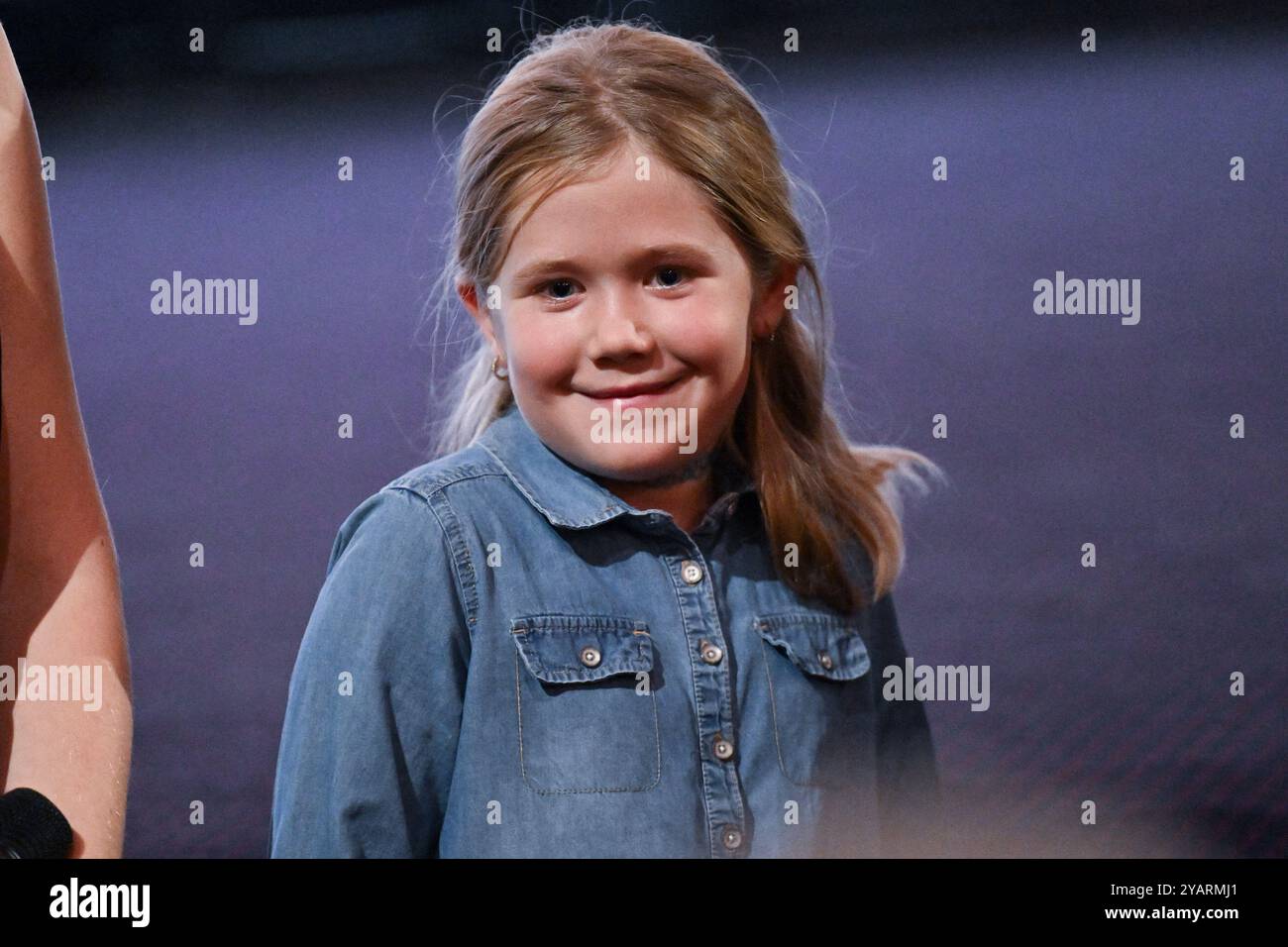 Lyon, France. 15th Oct, 2024. Louise Vallas attending the premiere of ...