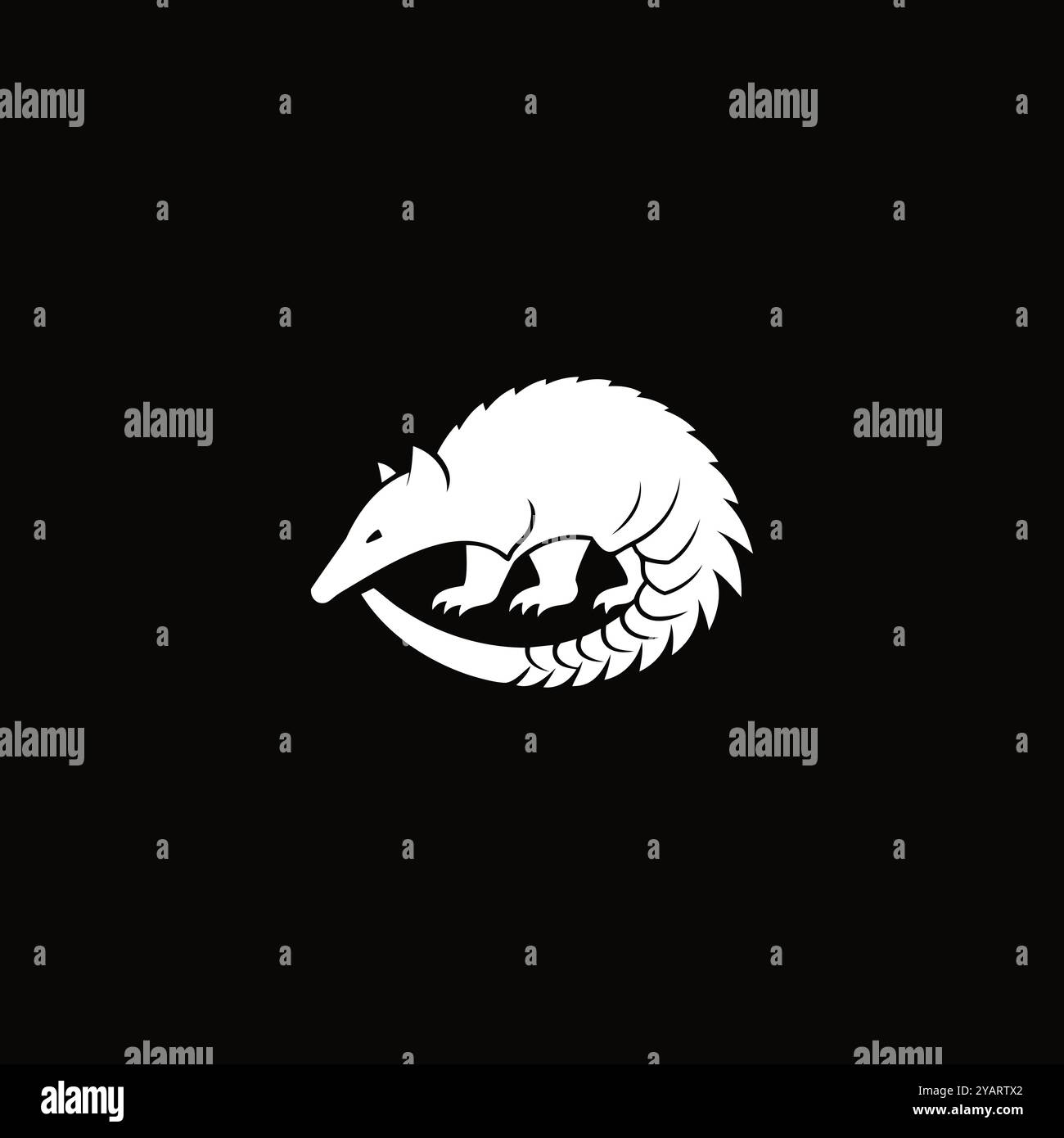 Pangolin Logo. Pangolin Logo made in monoline style very simple not ...
