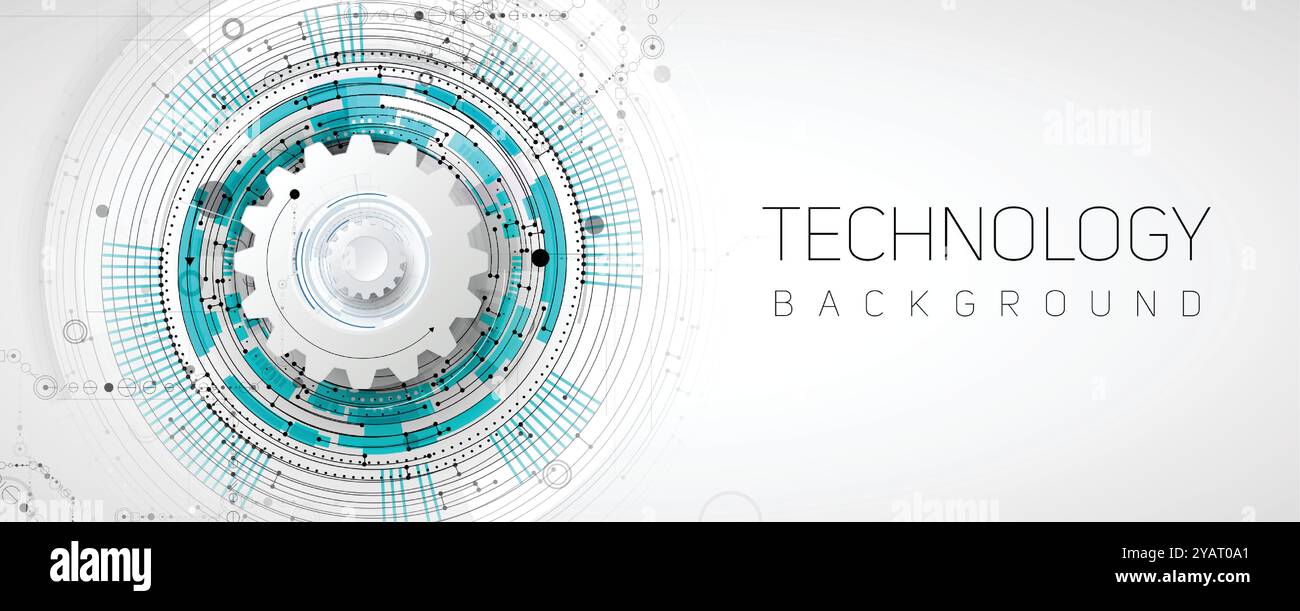 Abstract structure circuit computer technology business background ...