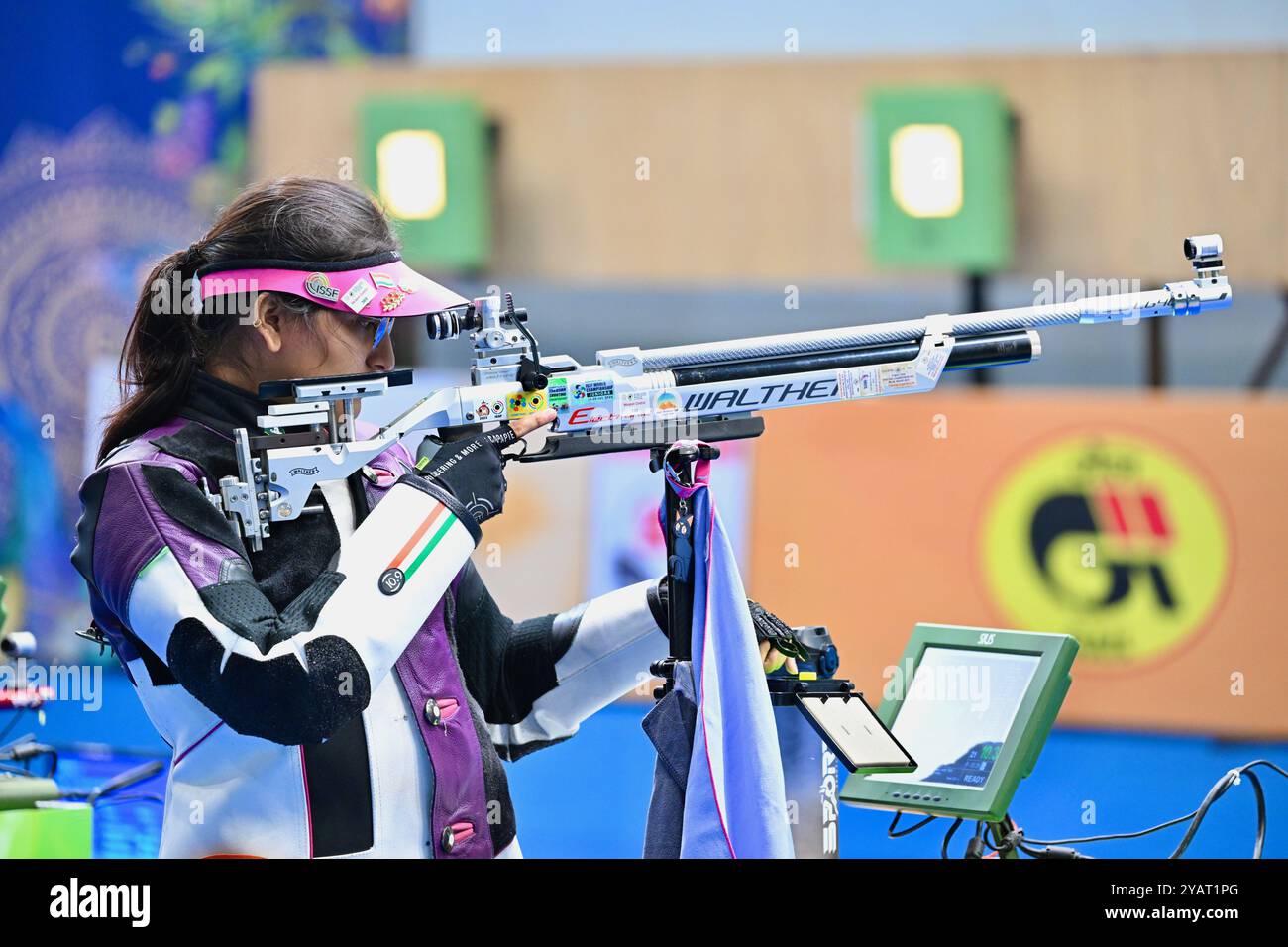 Delhi, INDIA. 15th Oct, 2024. Sonam Uttam Maskar of India won Silver ...