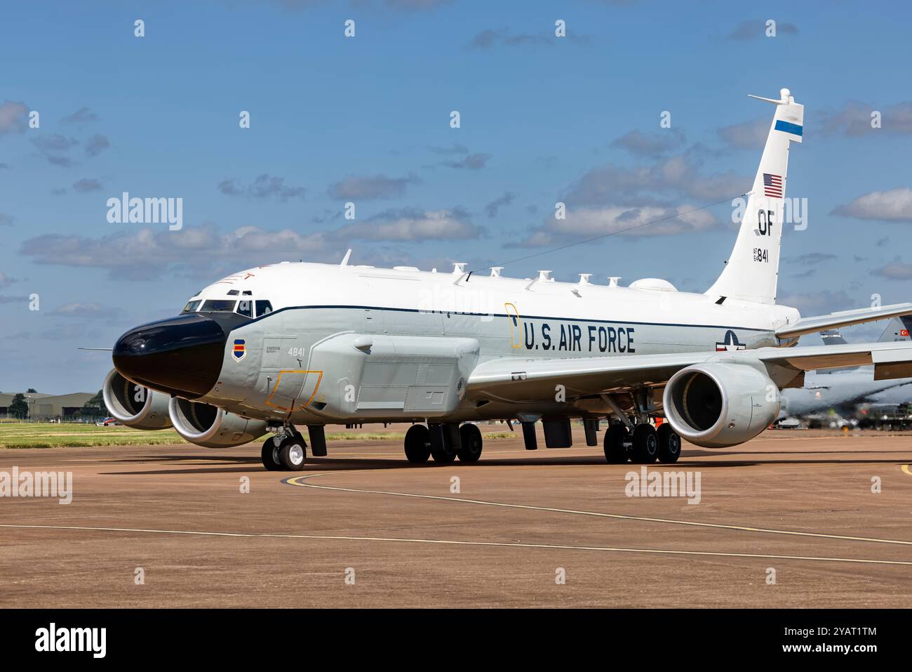 A US Air Force Boeing RC-135V Rivet Joint, 64-14841- OF, 55th Wing ...