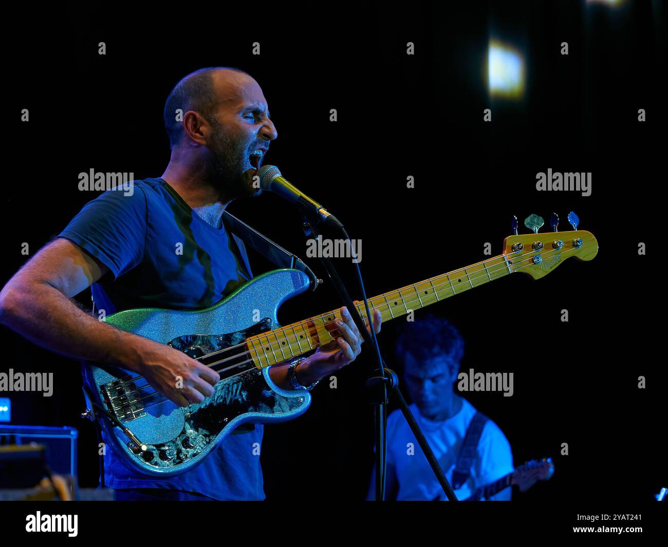 Preoccupations during their concert at Sala Upload, Barcelona, Spain ...