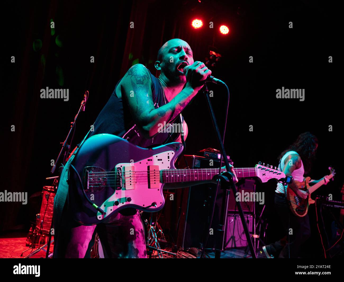 Mausoleo during their concert at Sala Upload, Barcelona, Spain. Photo ...