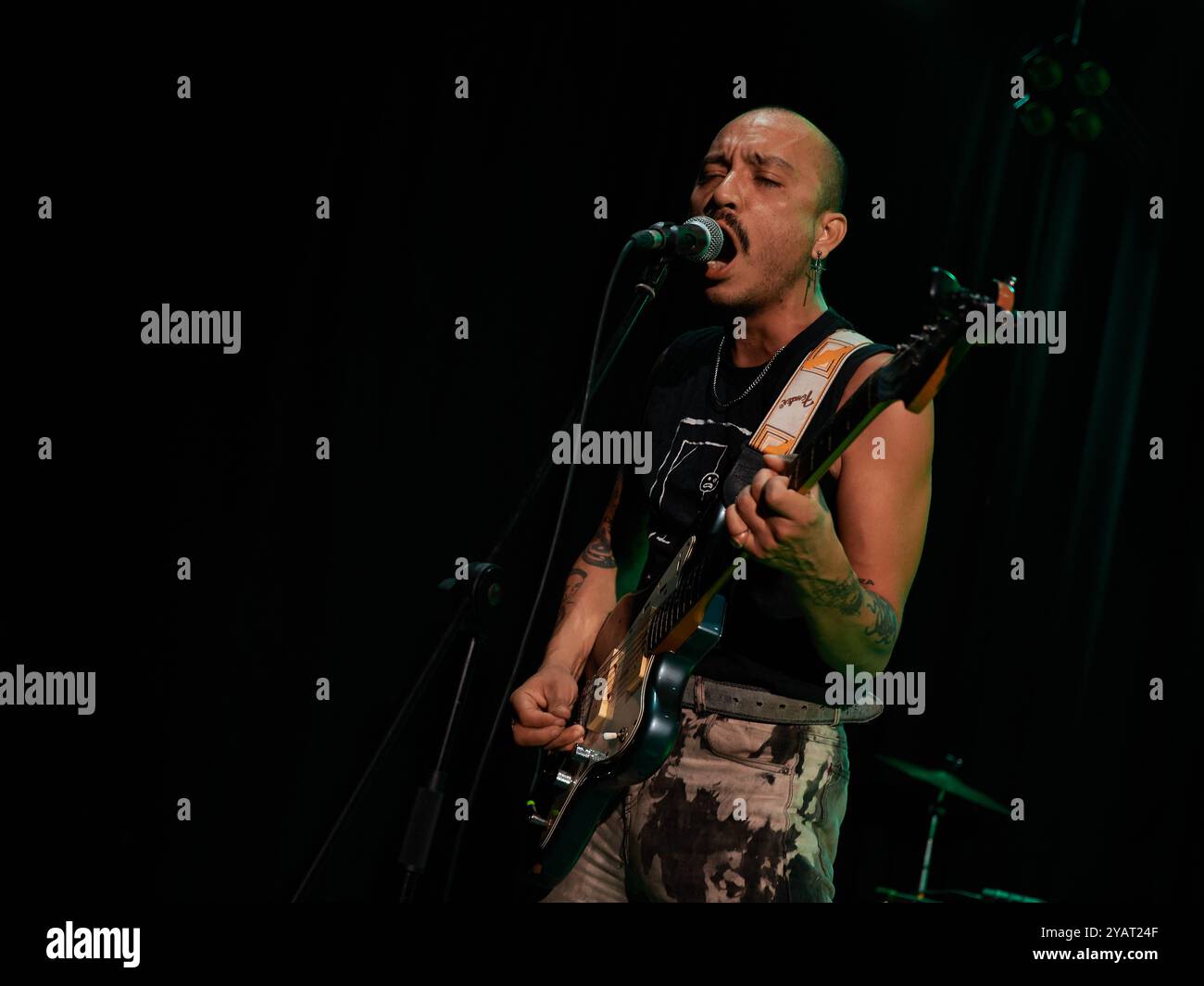 Mausoleo during their concert at Sala Upload, Barcelona, Spain. Photo ...