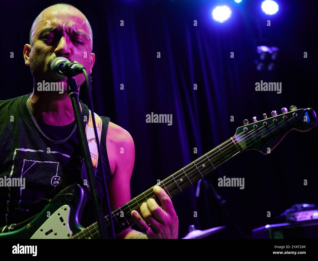 Mausoleo during their concert at Sala Upload, Barcelona, Spain. Photo ...