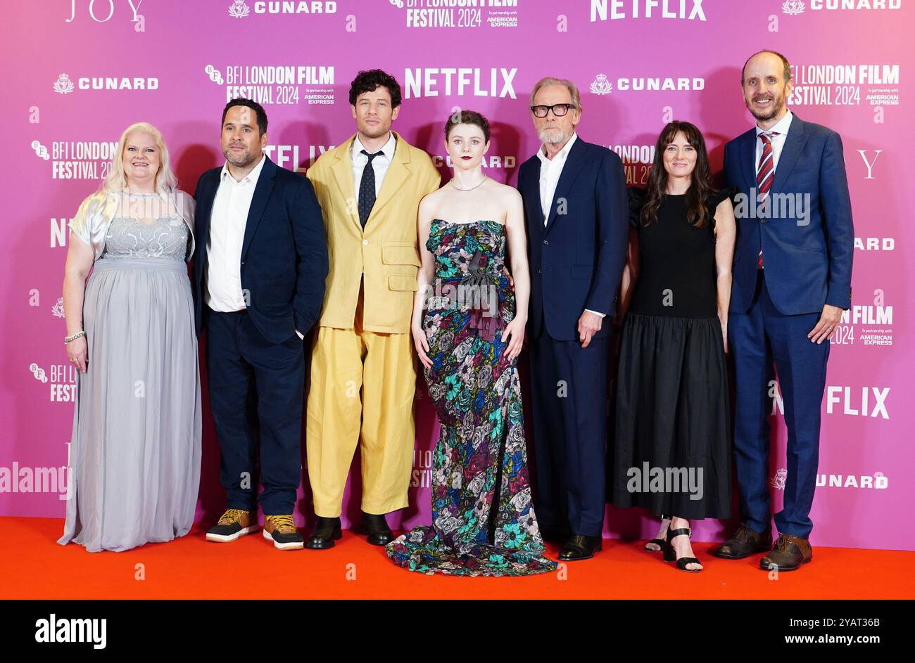 (left to right) Louise Joy Brown, Ben Taylor, James Norton, Thomasin ...