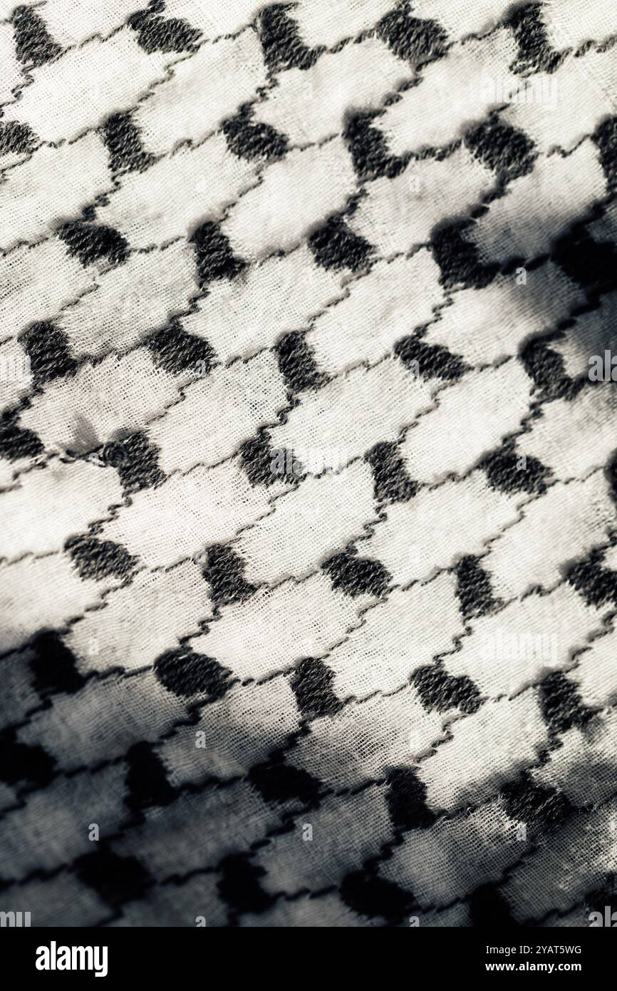 Kuffiyeh, Keffiyeh, Shemagh close up pattern Stock Photo - Alamy