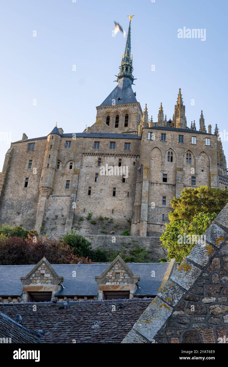 Mont Saint-Michel's Abbey, "La Merveille", Normandy, France Stock Photo ...