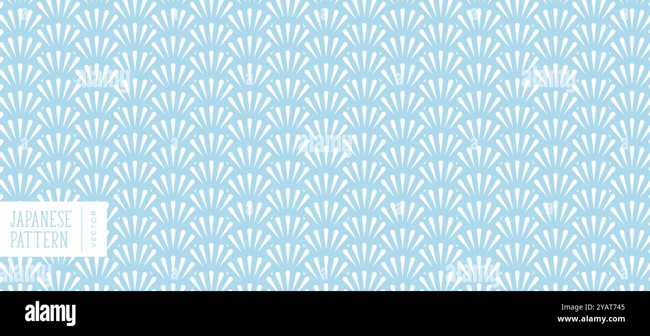 abstract japanese pattern traditional art banner in vintage style ...