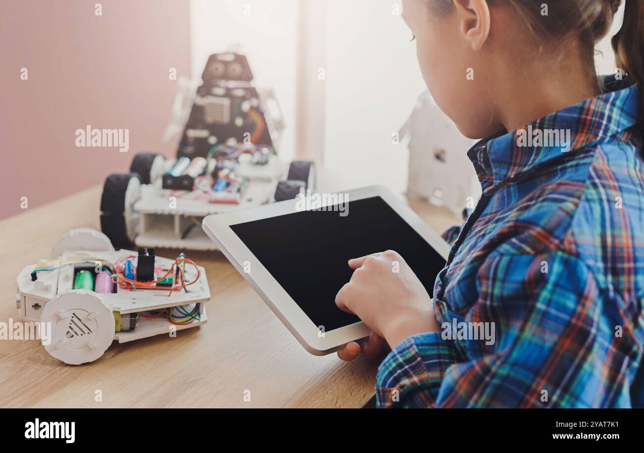 Stem education. Creating robotics project, mockup Stock Photo - Alamy Stem education. Creating robotics project, mockup Stock Photo - Alamy