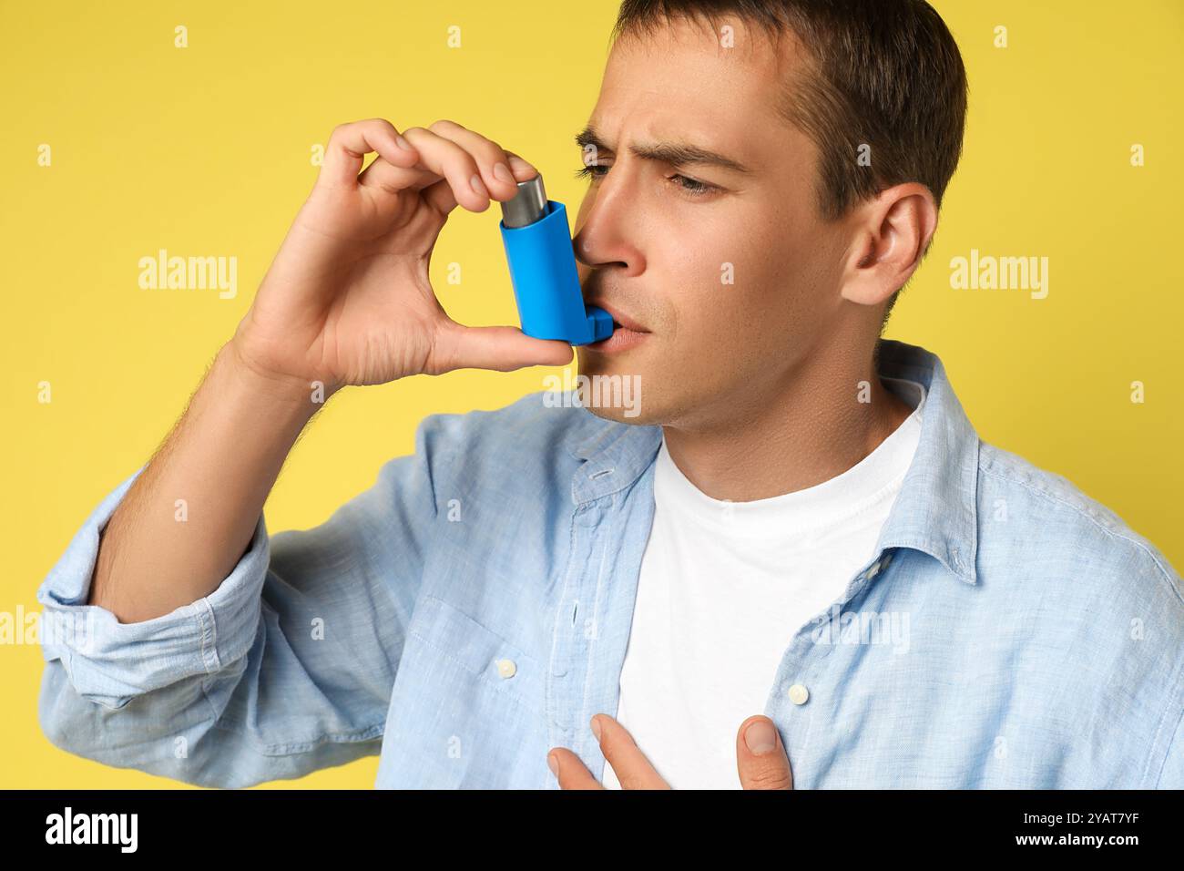 Man using air pump on hi-res stock photography and images - Alamy
