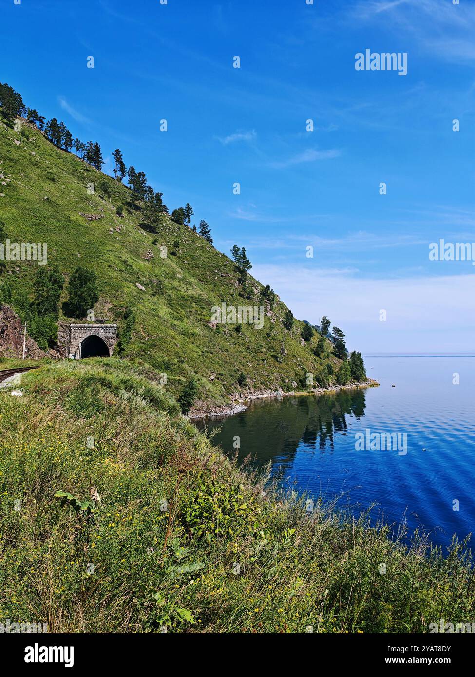 Old tunnel on Circum-Baikal Railway Stock Photo - Alamy