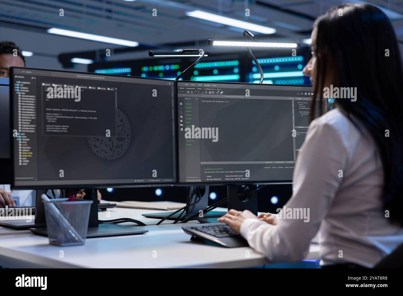 Engineering team looking components hi-res stock photography and images - Alamy