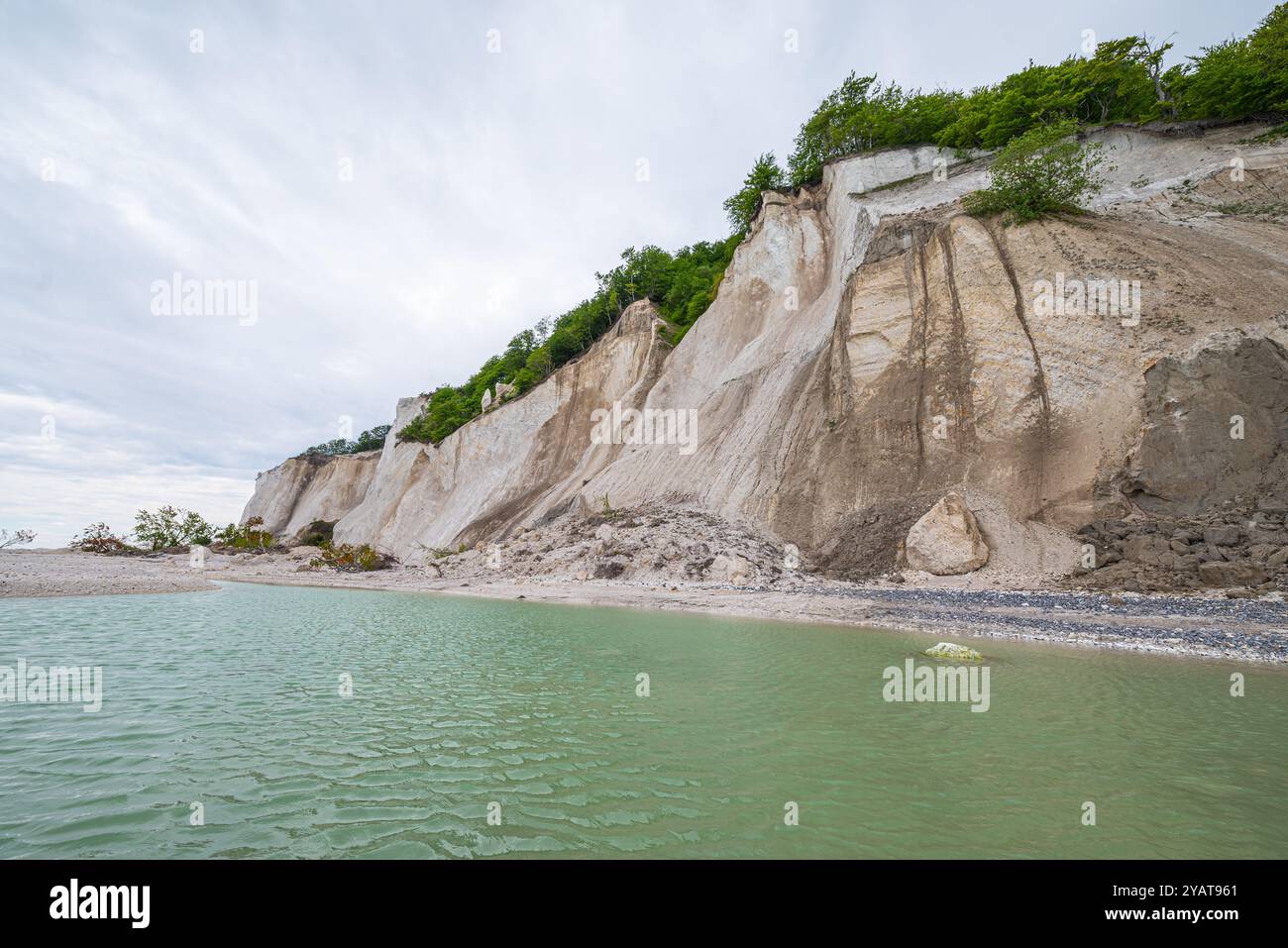 Beautiful nature of Mons Klint cliffs in Denmark Stock Photo - Alamy