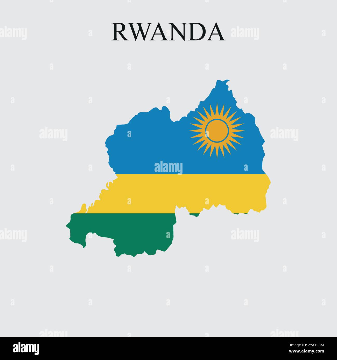 Rwanda map hi-res stock photography and images - Alamy