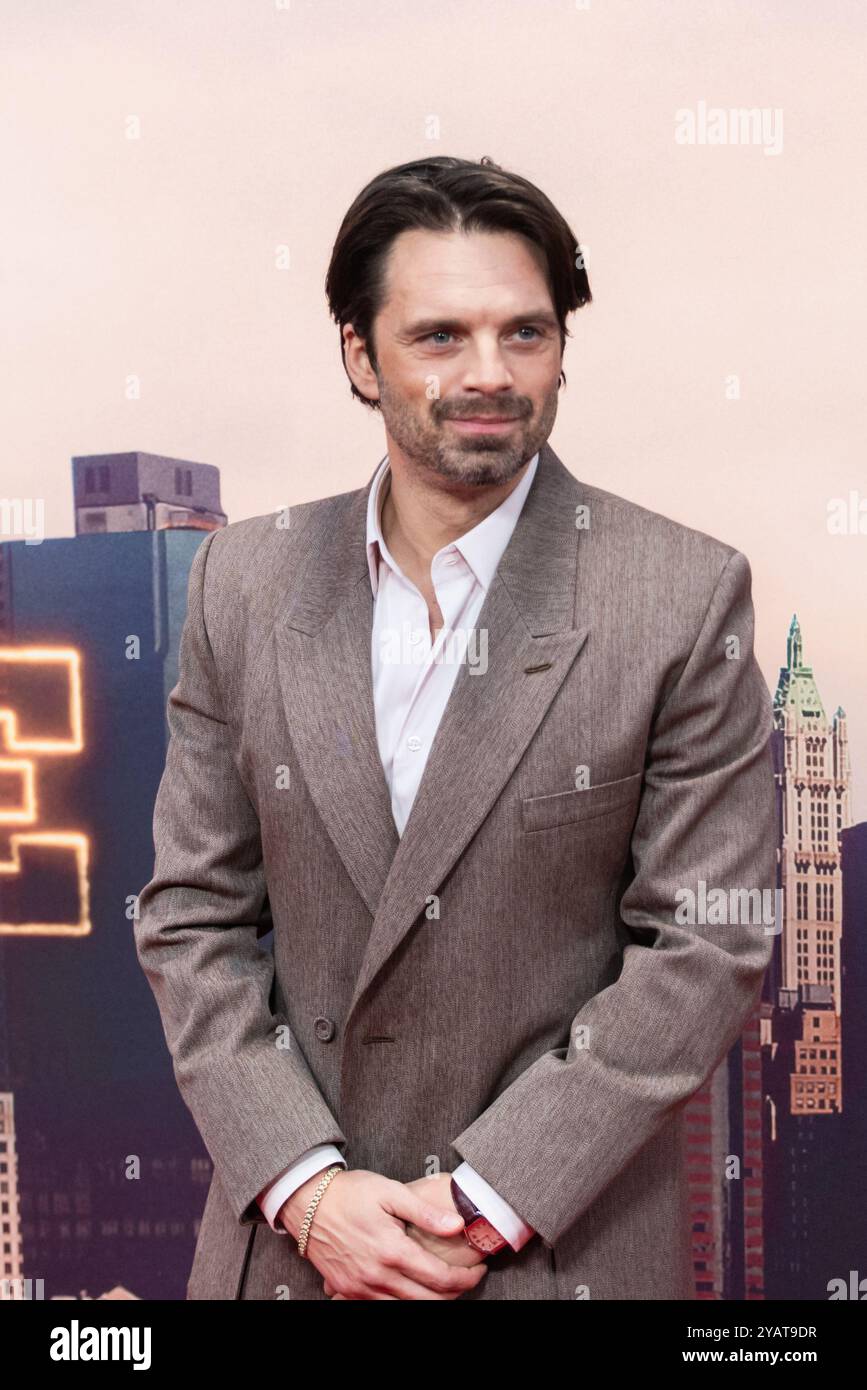 London, 15 October 2024, Sebastian Stan arriving on the red carpet for ...