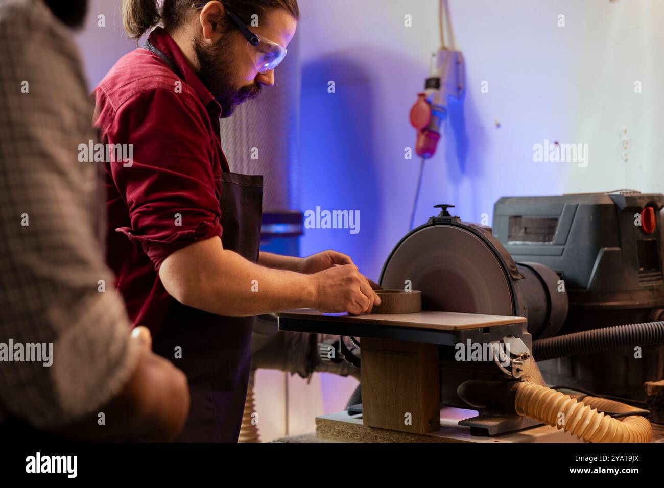 Shaping wood in joiner shop hi-res stock photography and images - Alamy