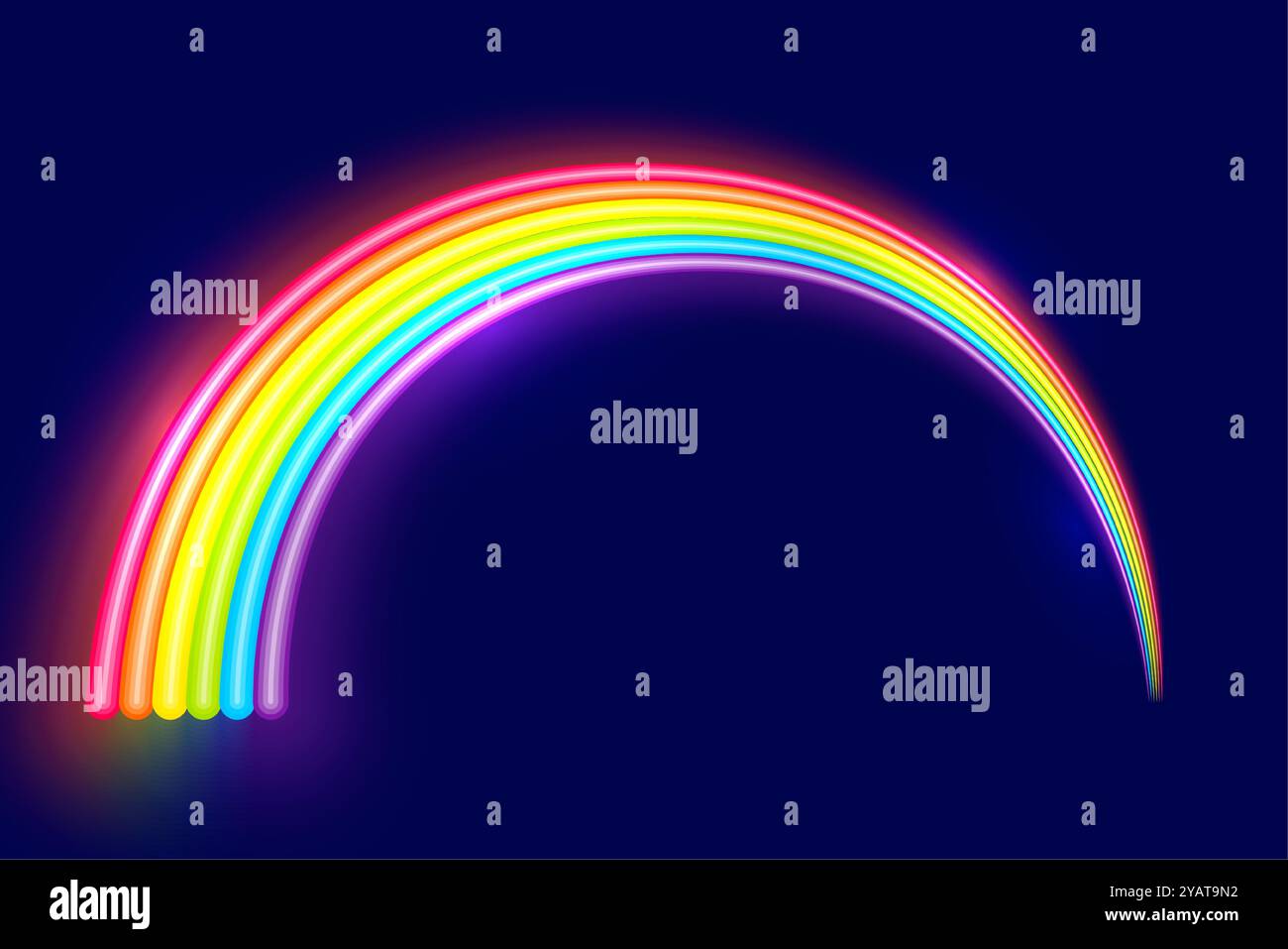 isolated bright colorful rainbow spectrum background design vector ...