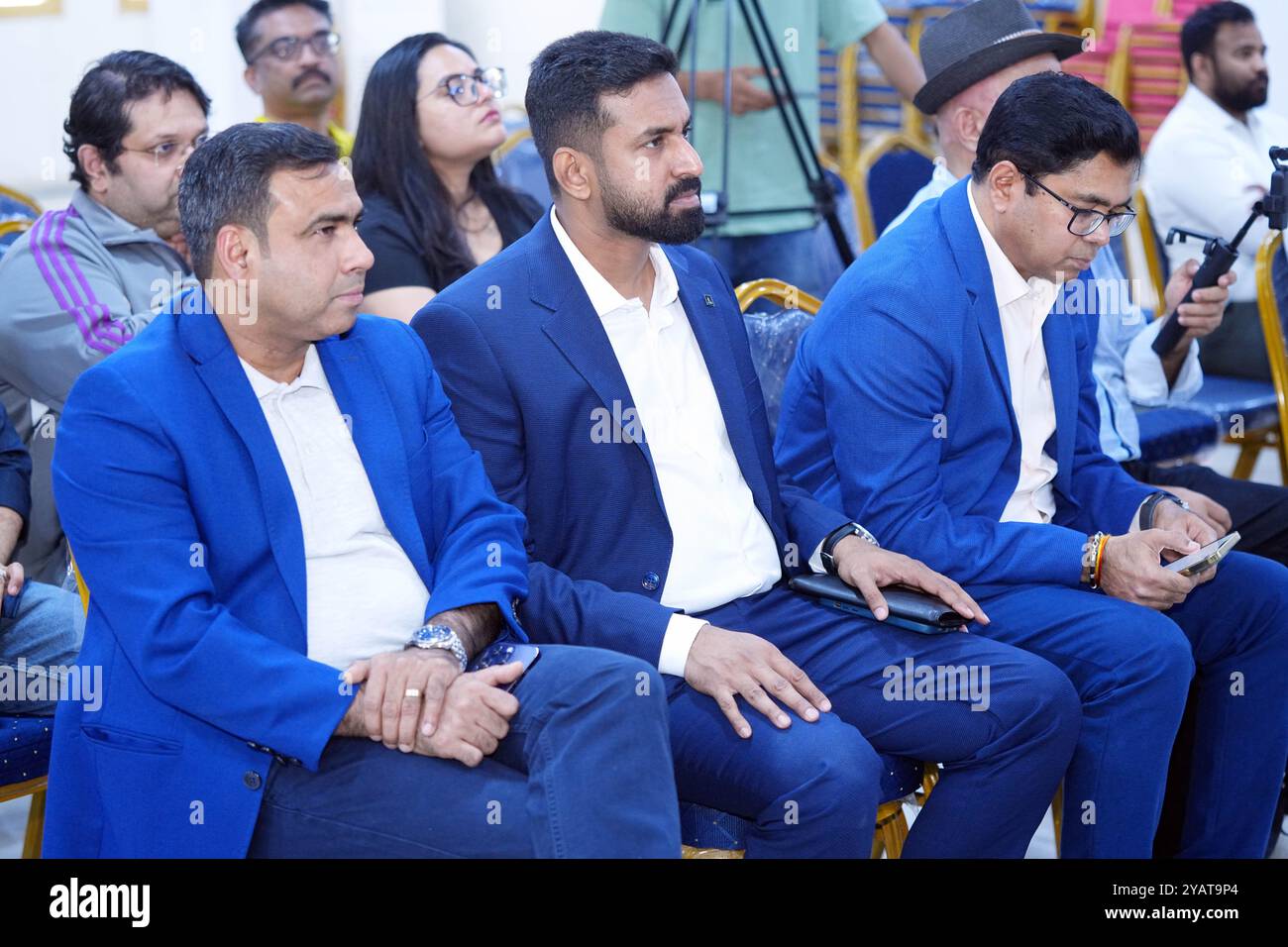 Guests at the Indian badminton legend Prakash Padukone in Qatar meet ...
