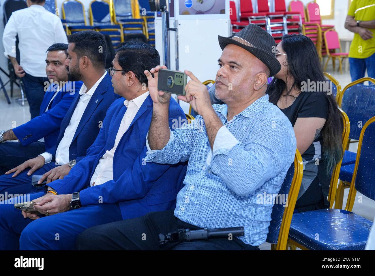 Guests at the Indian badminton legend Prakash Padukone in Qatar meet ...